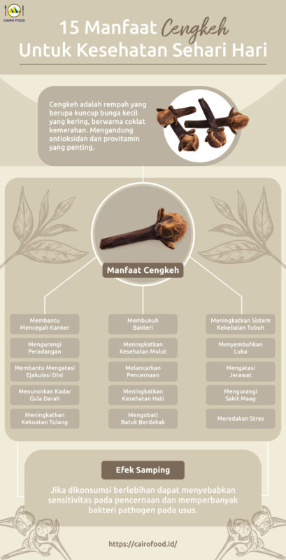 15 Manfaat Cengkeh Untuk Kesehatan Sehari Hari - Cairo Food
